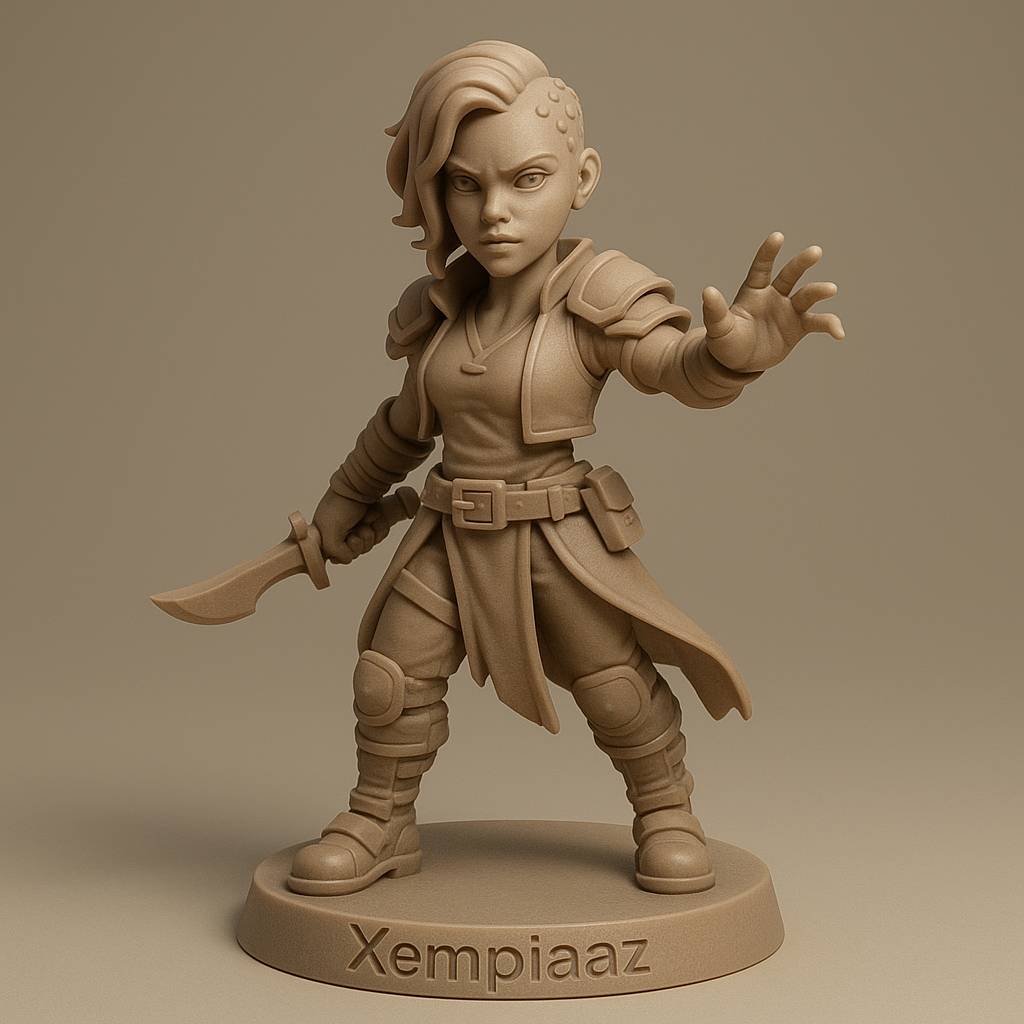 Characters & Creatures STL Download - BRAX – The Black Voltby Xempiaaz