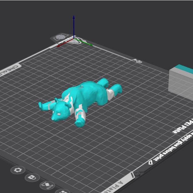 3D Printer Files | 3MF File | Articulated Panda with multicolor and ...