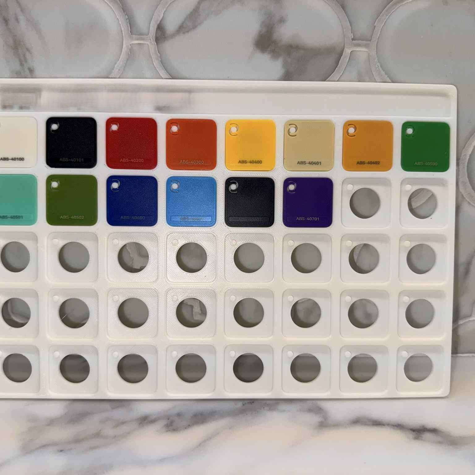 Archivos de impresora 3D | Archivo 3MF | Creality Swatch Panel with ...