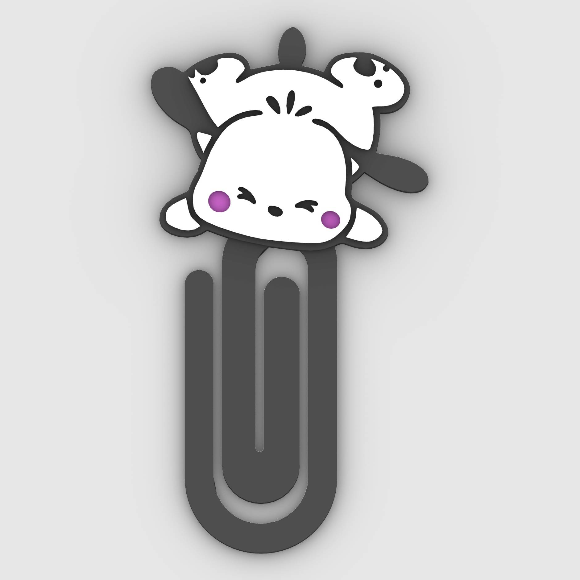 Stationery & Learning Tools STL Download - pochacco - Paper clip ...