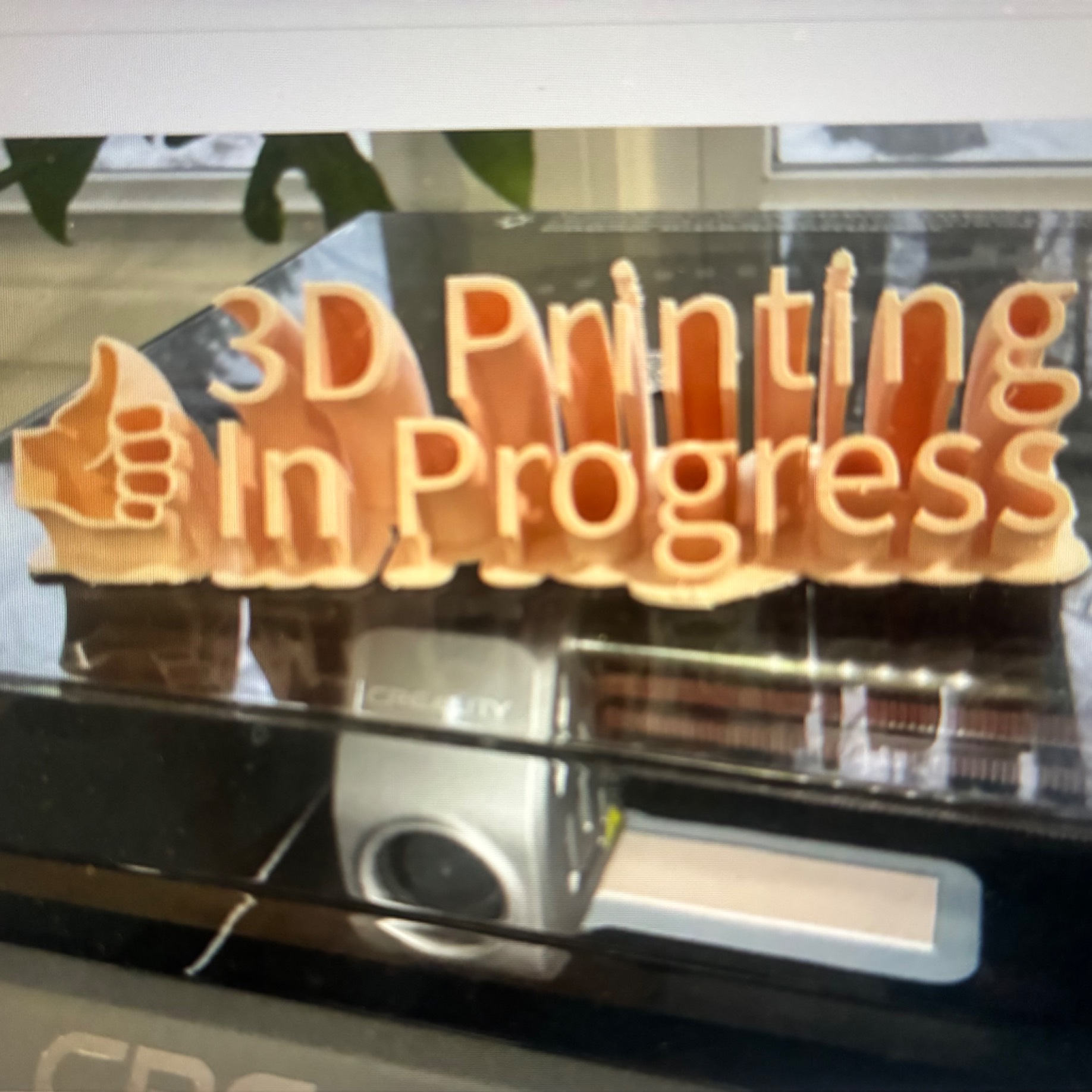 3D Printer Files | 3MF File | 3d printing in progress sign | Creality Cloud