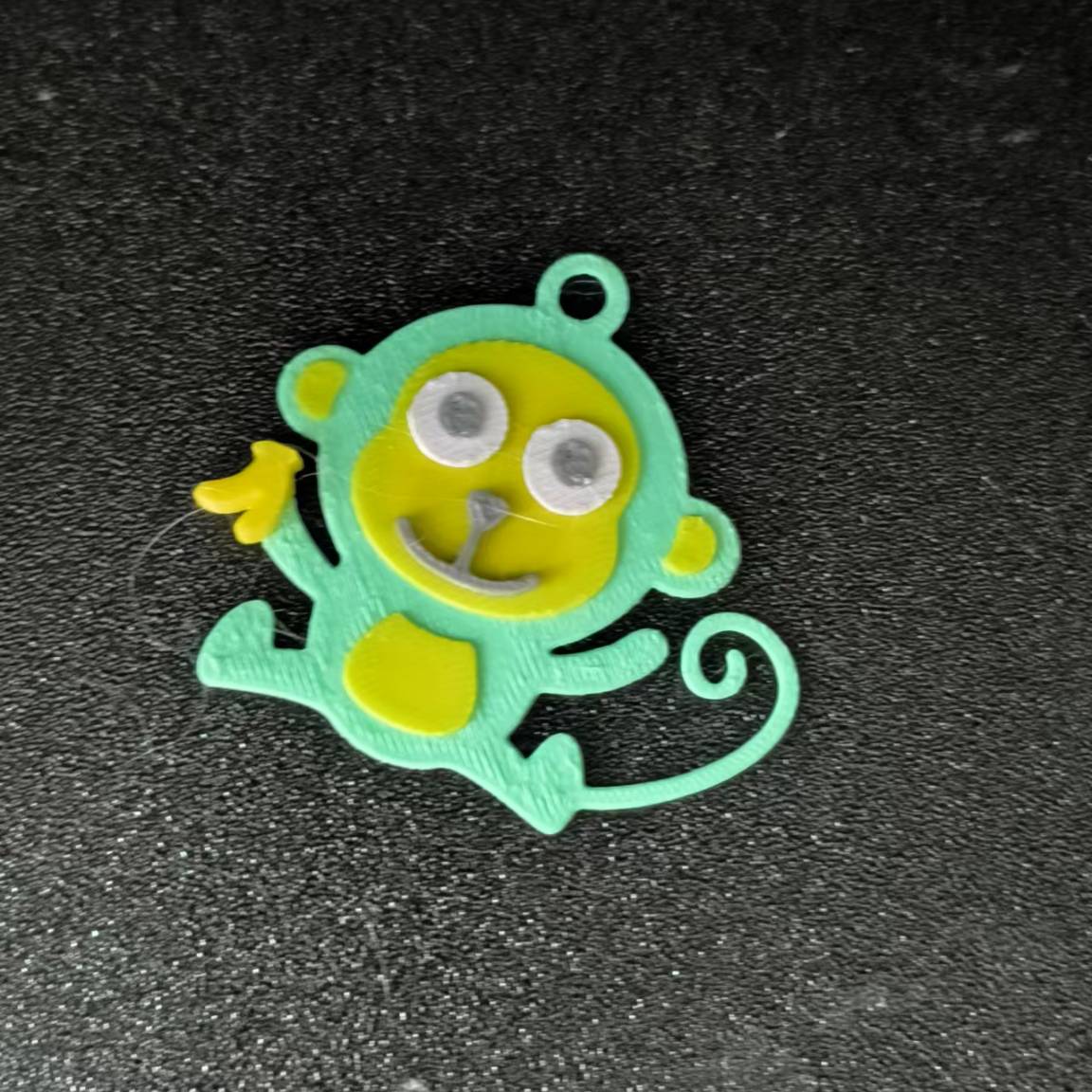 3D Printer Files | 3MF File | 2016 HAPPY CHINESE NEW YEAR-YEAR OF The MONKEY Keychain / M ...