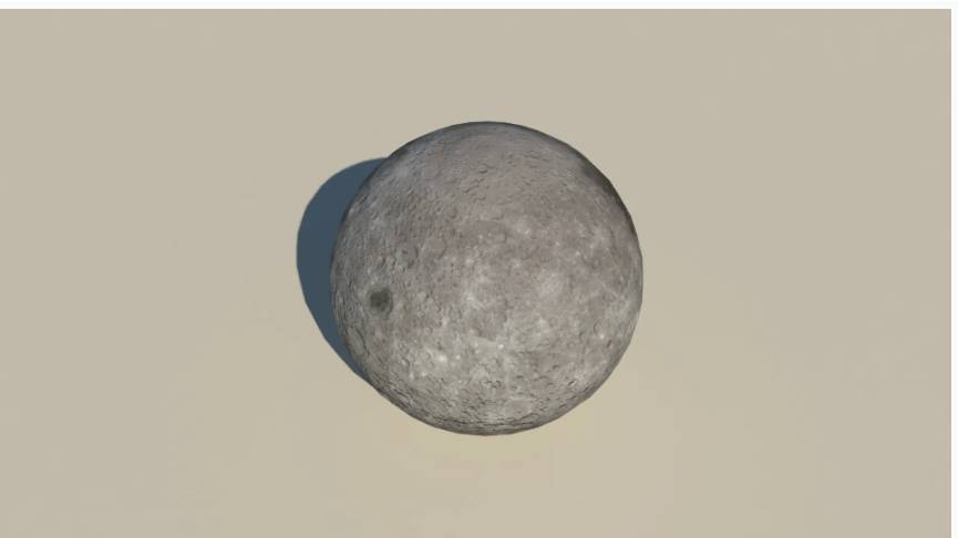 How to Add Texture and Apply a Bump Map to the Moon in 3D CAD ...