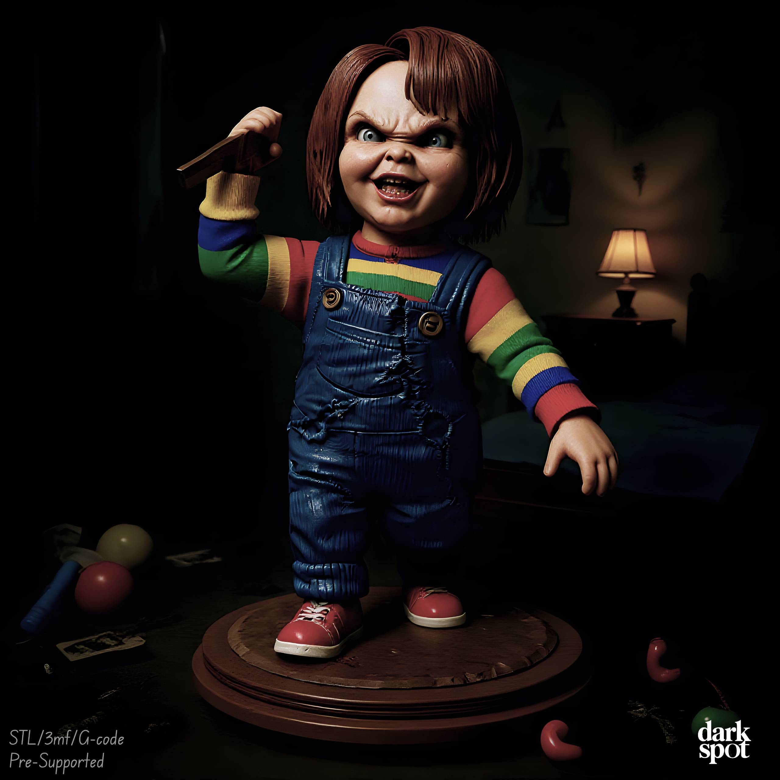 3D Printer Files | 3MF File | Chucky | Horror Movie Characters ...