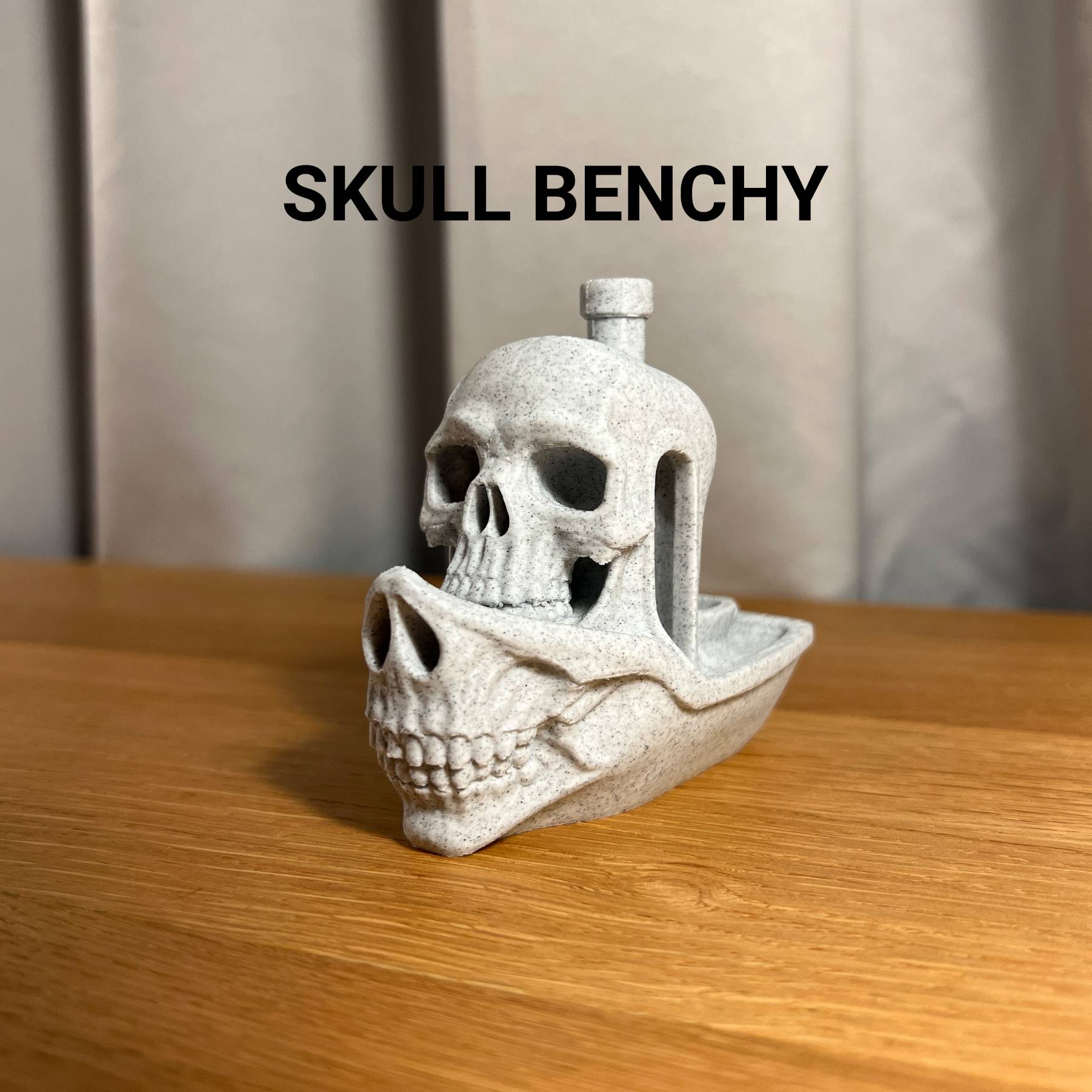 Archivos de impresora 3D | Archivo 3MF | Skull Benchy | Creality Cloud
