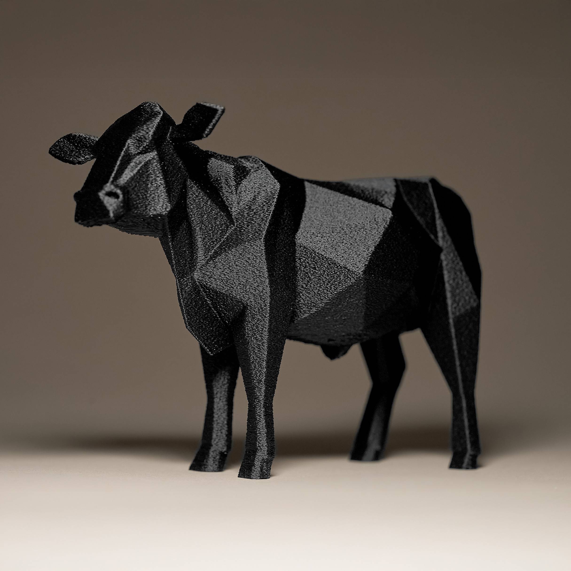 3D Printer Files | 3MF File | Geometric COW Figurine | Creality Cloud