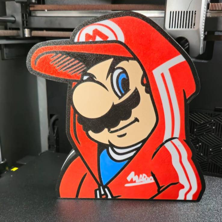 3D Printer Files | 3MF File | Mario Urban Style LightBox | Creality Cloud