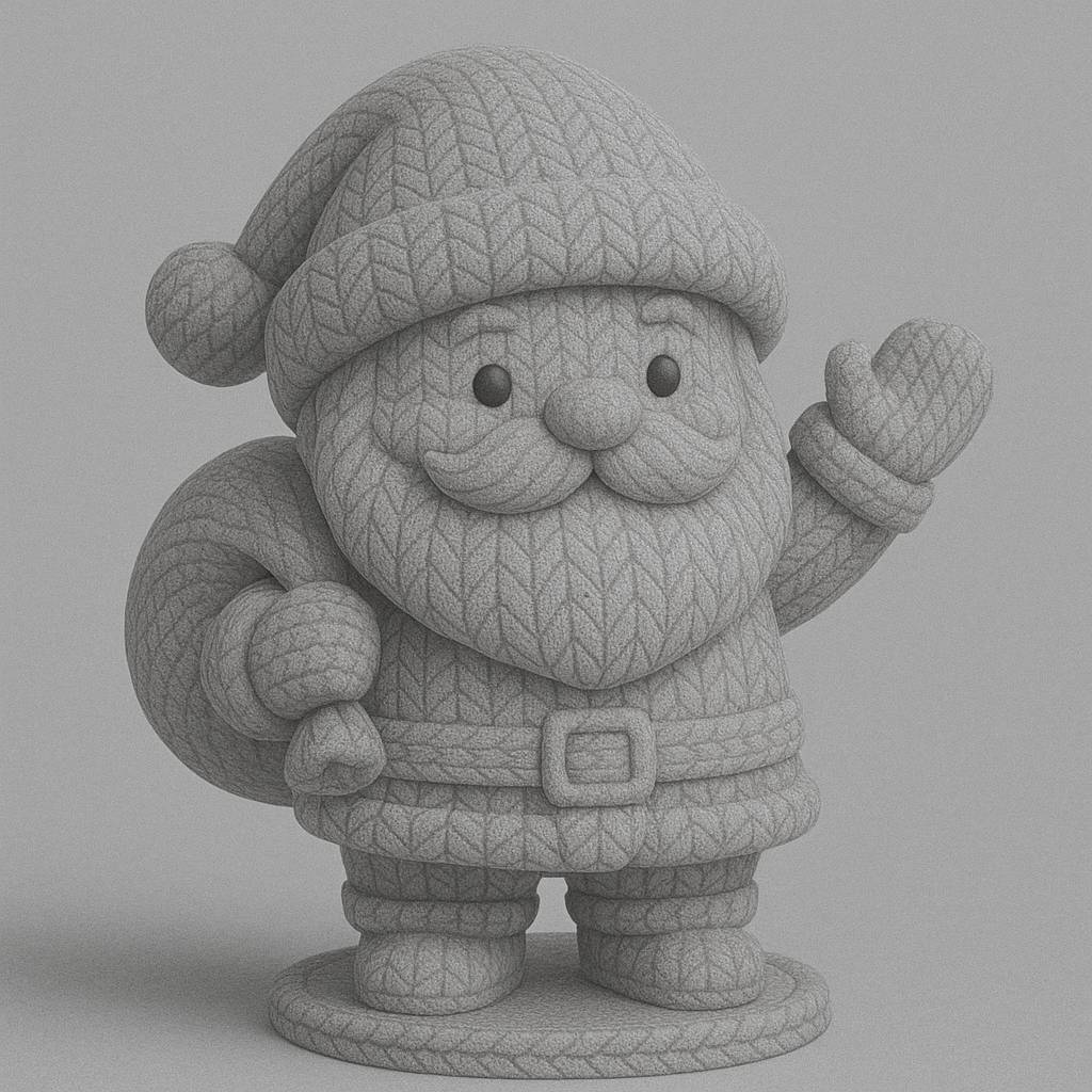 Fichier pour Imprimante 3D | Fichier 3MF | Christmas Knitted series ...