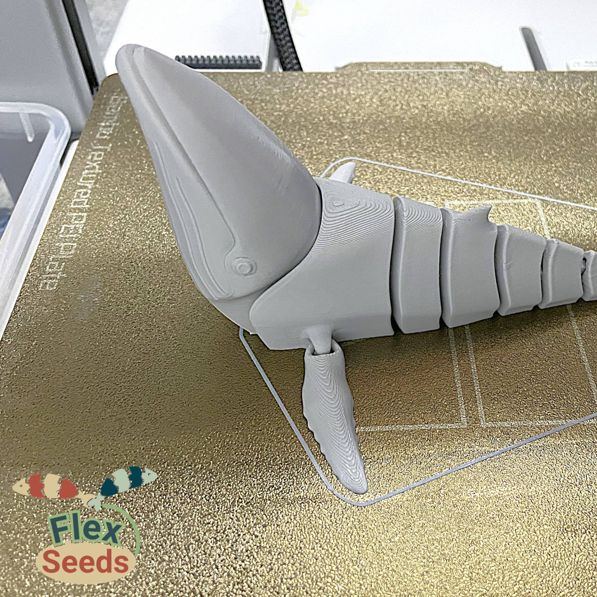 3d Printer Files 3mf File Flexi Humpback Whale Print In Place