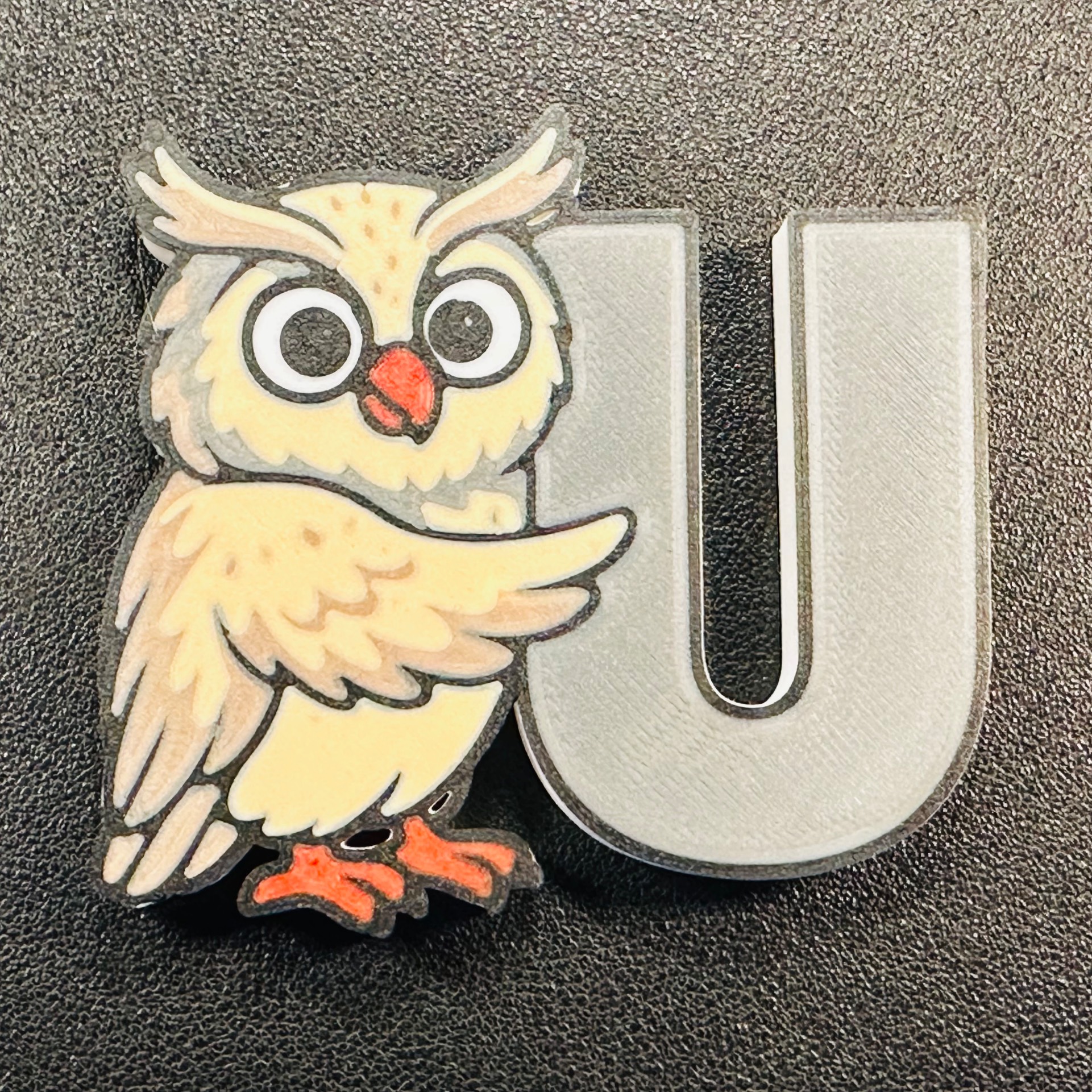 3D Printer Files | 3MF File | Letter U “Uhu” 🐾 Animal Alphabet ...