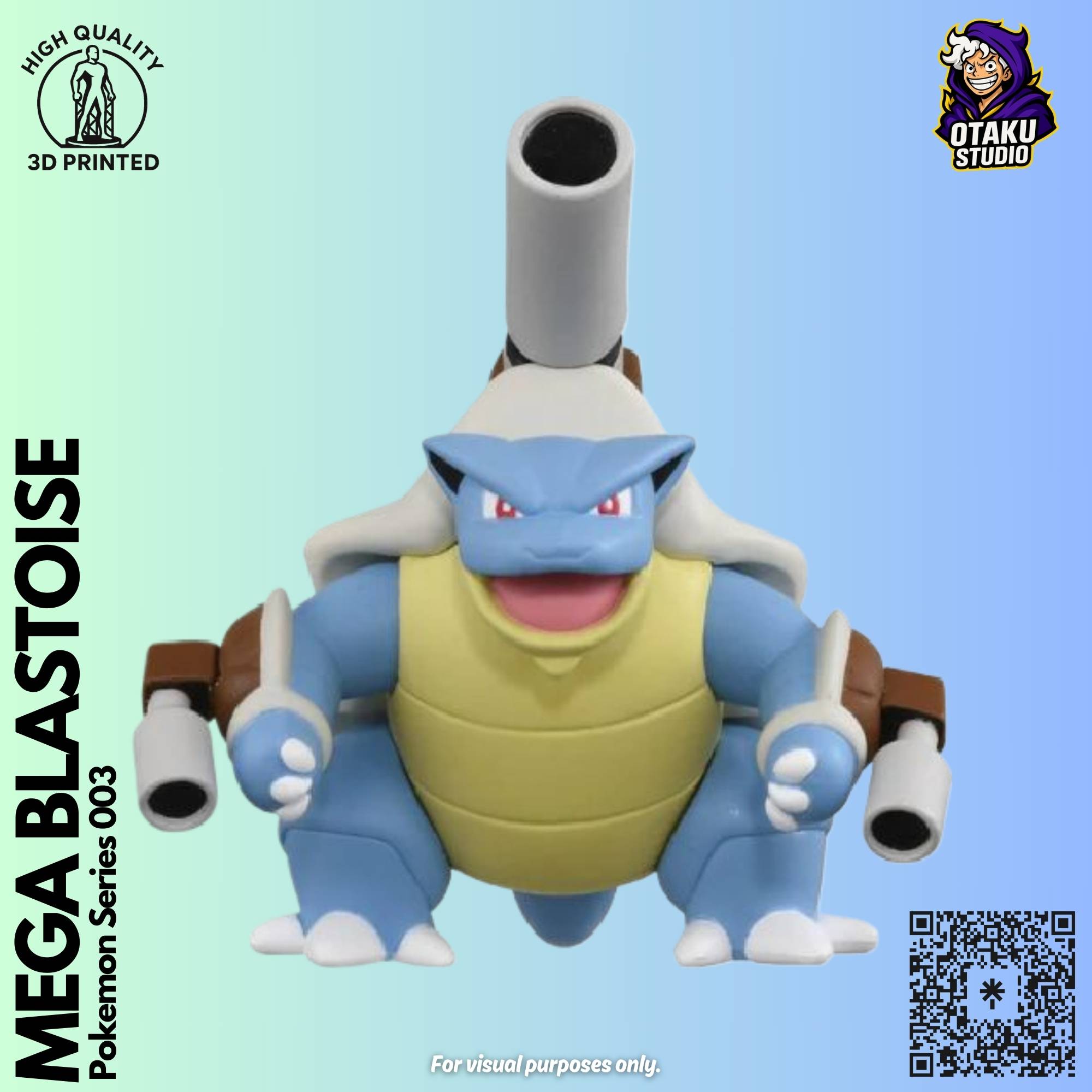 3D Printer Files | 3MF File | POKEMON MEGA BLASTOISE 3D MODEL ...