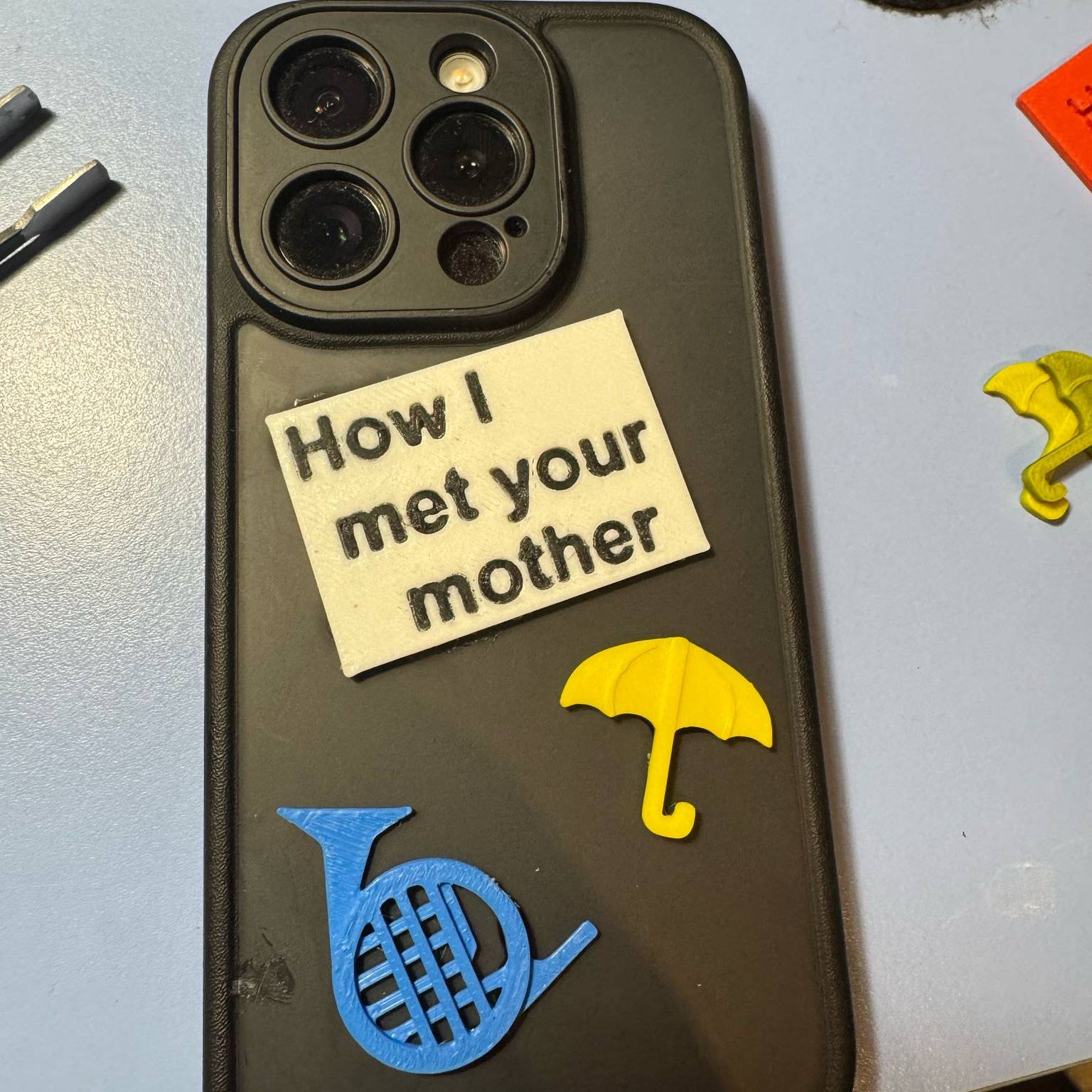 Free Personal Accessories STL Download - HIMYM cover phone accessories ...