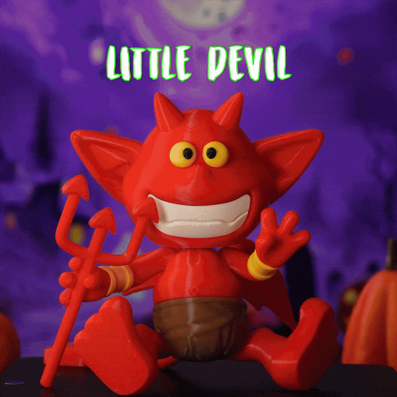 Other STL Download - Diablillo Flexible 3D – Figura articulada ...