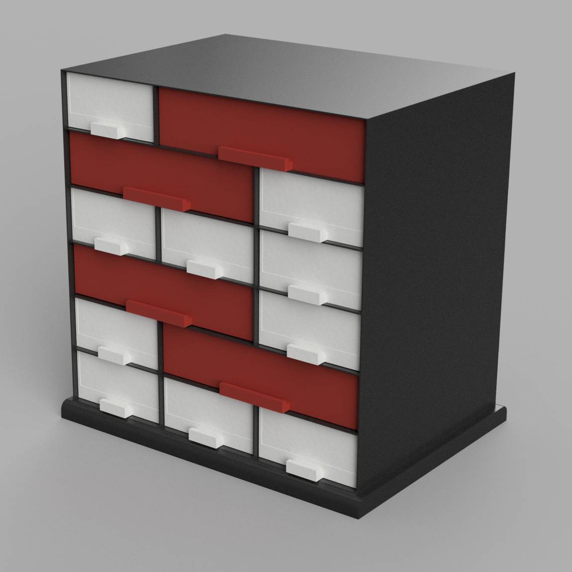3D Printer Files | 3MF File | Storage Container with drawers | Creality ...