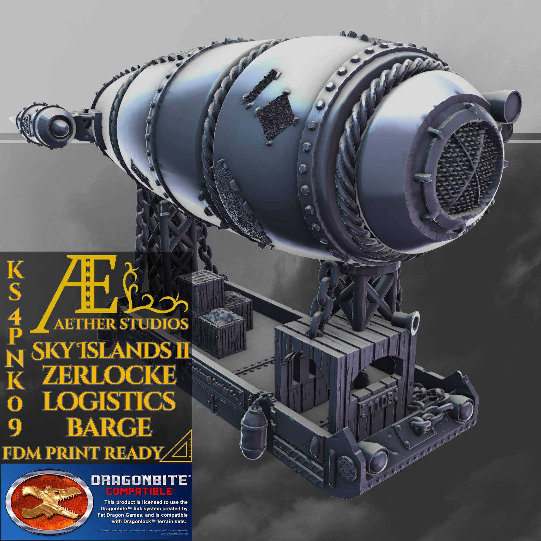 Other STL Download - KS4PNK9 – Zerlocke Logistics Bargeby Aether Studios