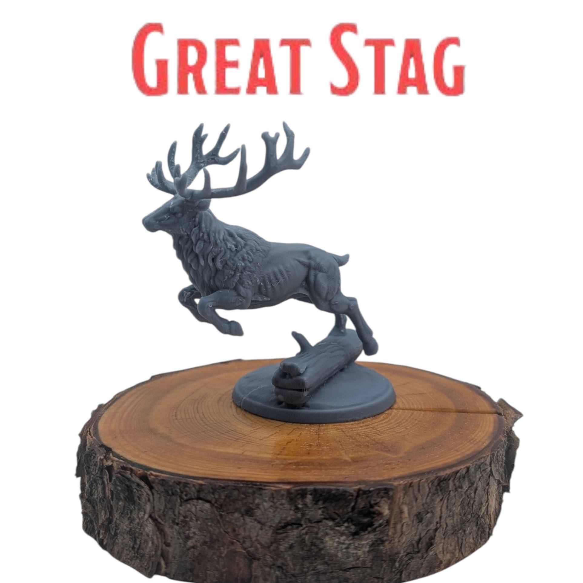 3D Printer Files | 3MF File | DnD TTRPG Great Stag Miniature | Creality ...