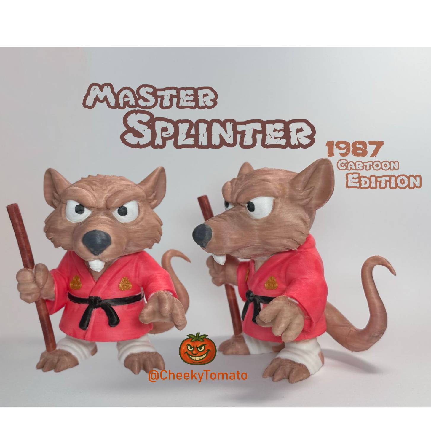 3D Printer Files | 3MF File | Master Splinter – TMNT 1987 DeskBuddy ...