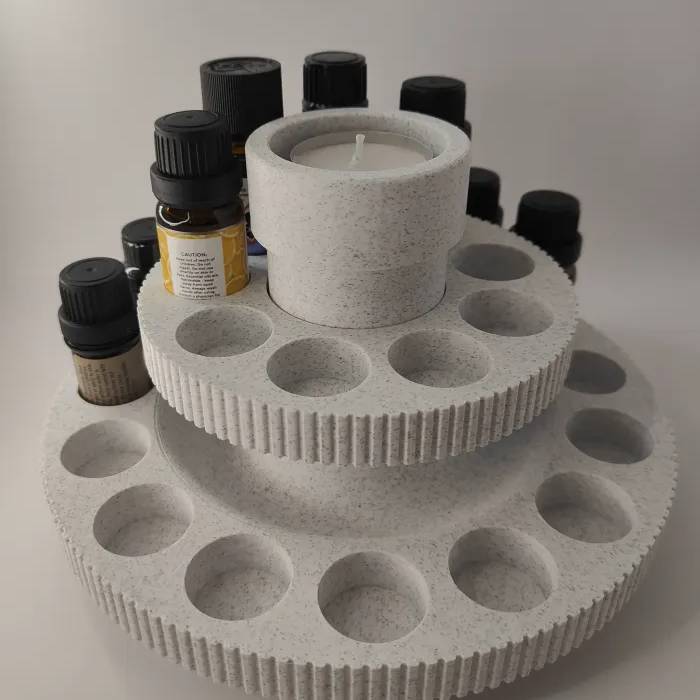 3D Printer Files | 3MF File | Rotating Essential Oils Display ...