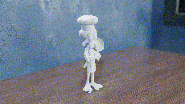 3D Printer Files | 3MF File | Chef Squidward | Creality Cloud