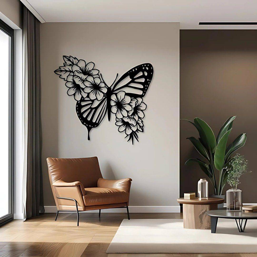 3D Printer Files | 3MF File | WallArt Butterfly 008 | Creality Cloud