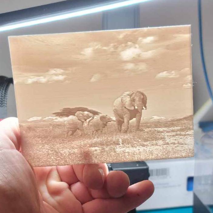 3D Printer Files | 3MF File | Elephant Night Light Lithophane | Creality Cloud