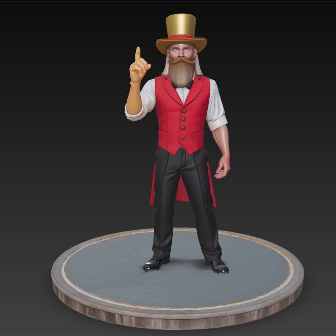 Characters & Creatures STL Descarga - GA tall Street Fighter - Brainbits3D