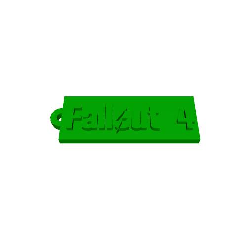 Free Personal Accessories STL Download - Fallout 4 keychainby Printing ...