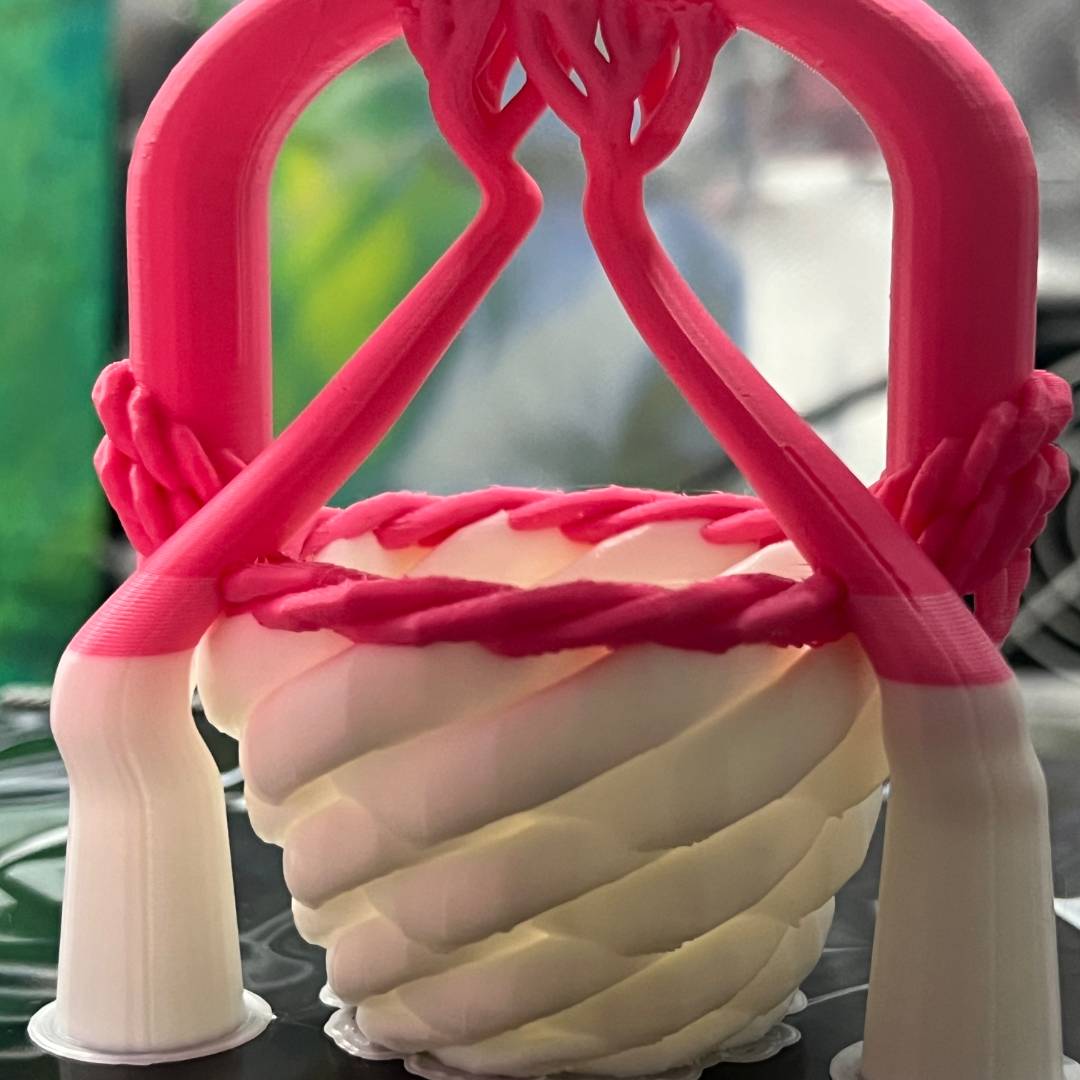 3D Printer Files | 3MF File | Spring Basket / Easter Decor | Creality Cloud