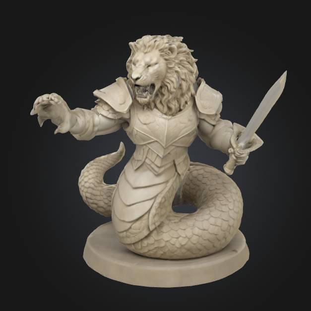 Characters & Creatures STL Download - RAZ’SHATAR – The Coil of Kingsby ...