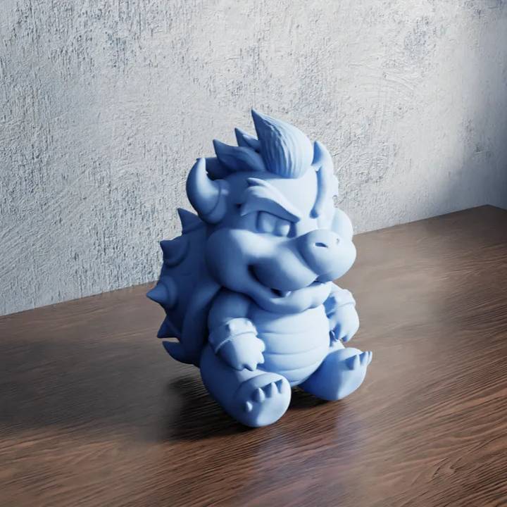 3D Printer Files | 3MF File | Chibi Bowser – Mini King of the Koopas ...