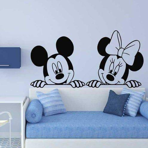 Home Decorations & Ornaments STL Download - mini and Mikey mouse wall ...