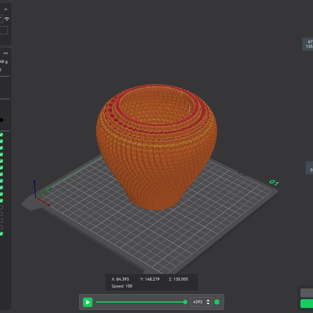 3D Printer Files | 3MF File | Pixel Vase V2 | Tiered Pot Shape | Plant Pot | Plantar | Creality ...