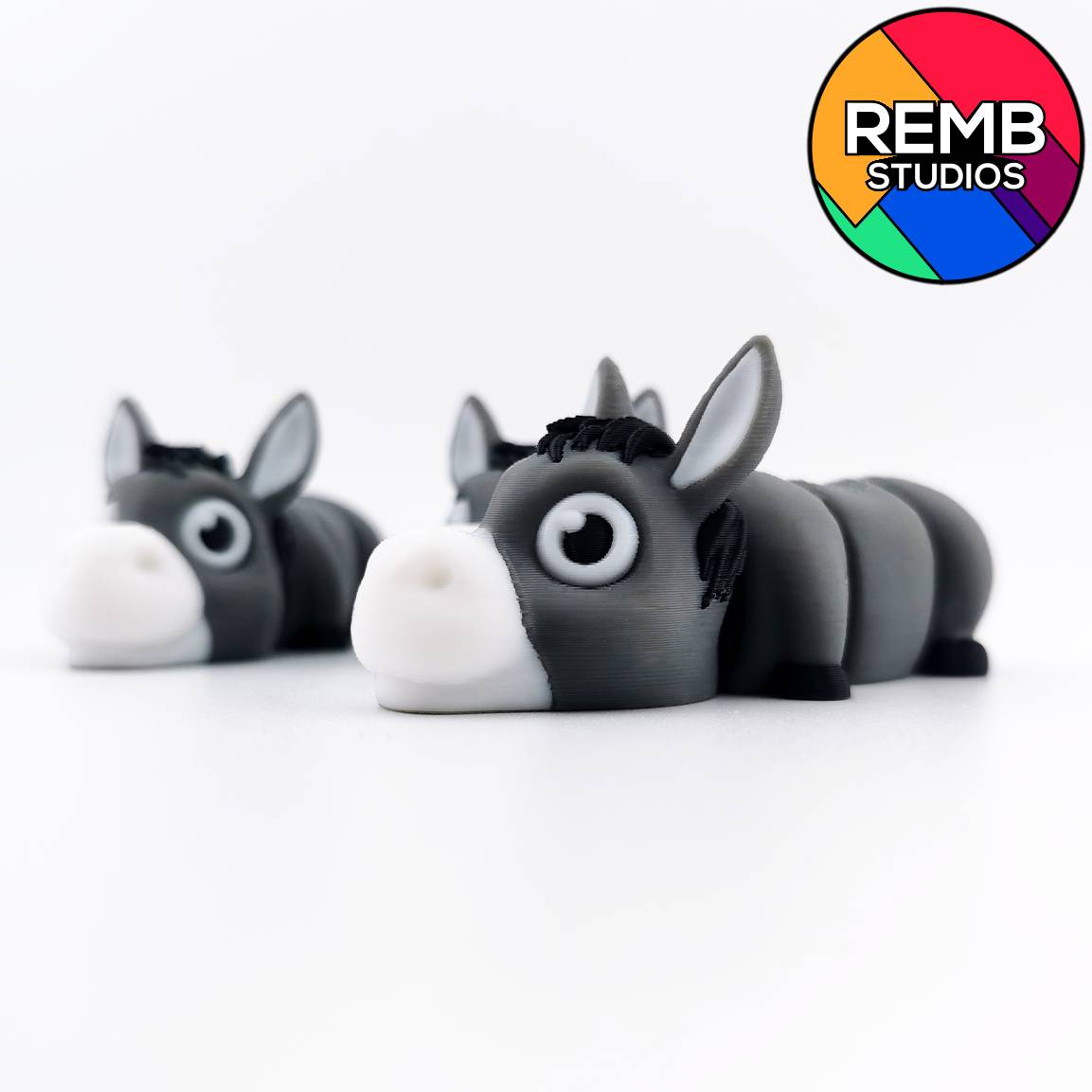 3D Printer Files | 3MF File | Flexi Donkey – Articulated Print-in-Place ...