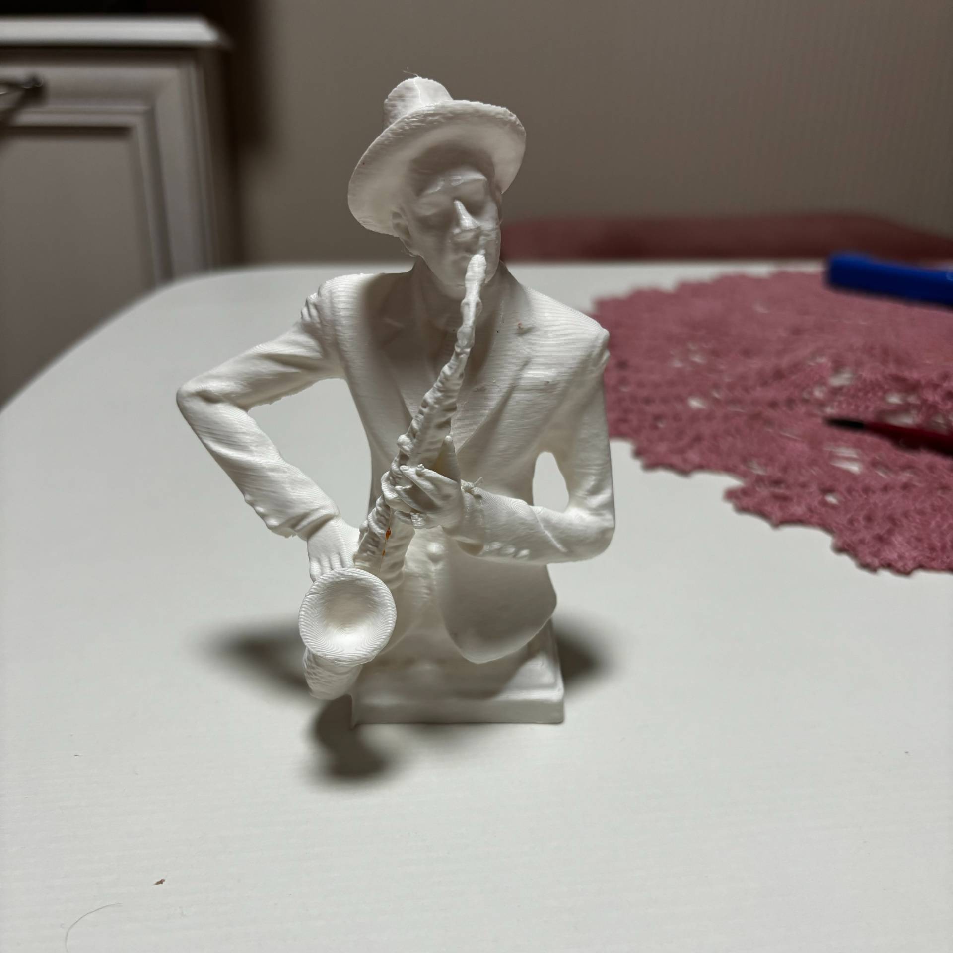 3D Printer Files | 3MF File | Saxophone player sculpture | Creality Cloud