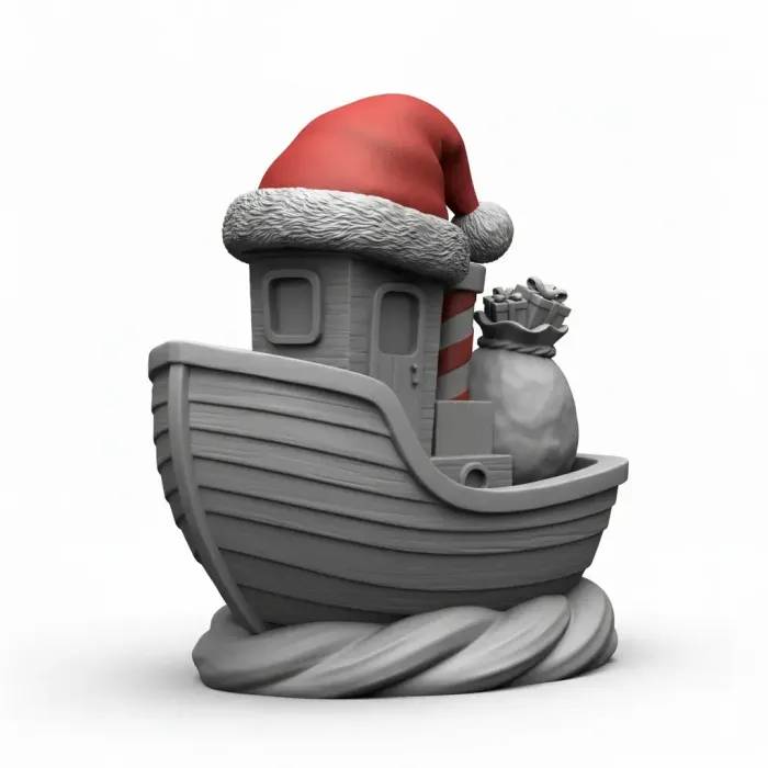 3D Printer Files | 3MF File | Benchy Claus | Creality Cloud