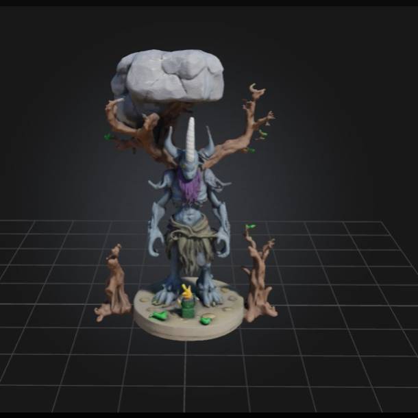 Characters & Creatures STL Descarga - Tree Boss 1 - Lane Vassallo