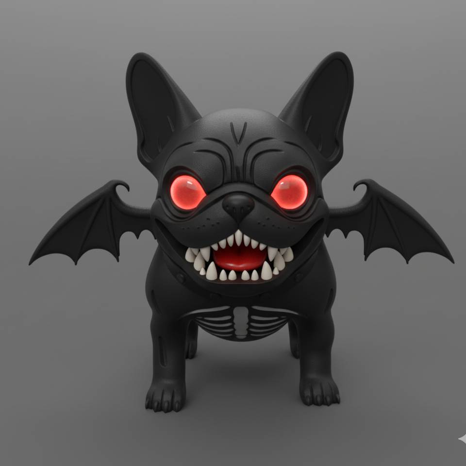 3D Printer Files | 3MF File | Frenchie a BAT | Creality Cloud