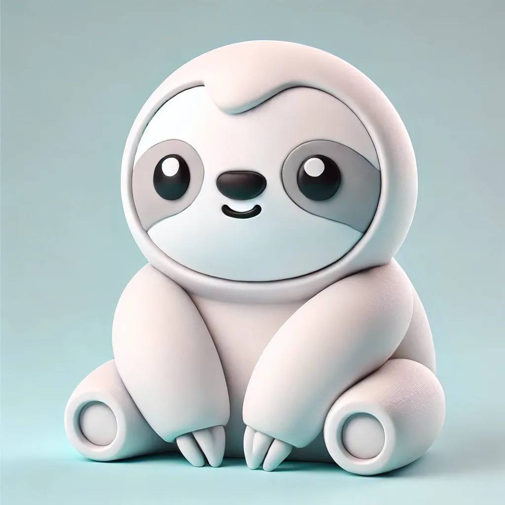 3D Printer Files | 3MF File | Cute Sloth | Creality Cloud