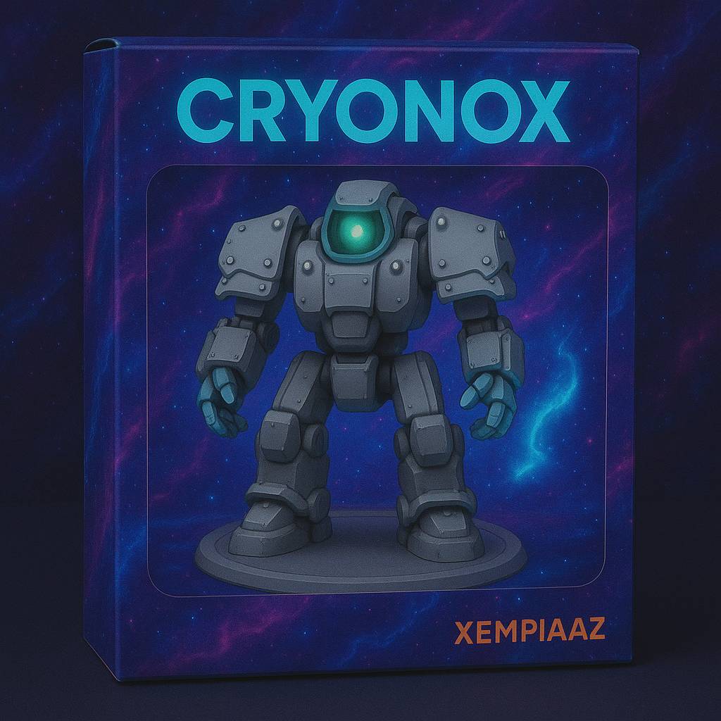 Characters & Creatures STL Descarga - Xempiaaz Robot - Cryonox front ...