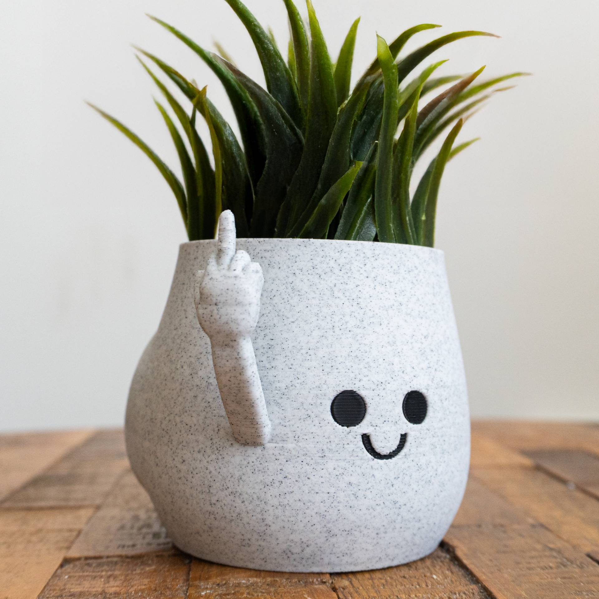 3D Printer Files | 3MF File | Happy Chunky Bum Middle Finger Pot ...