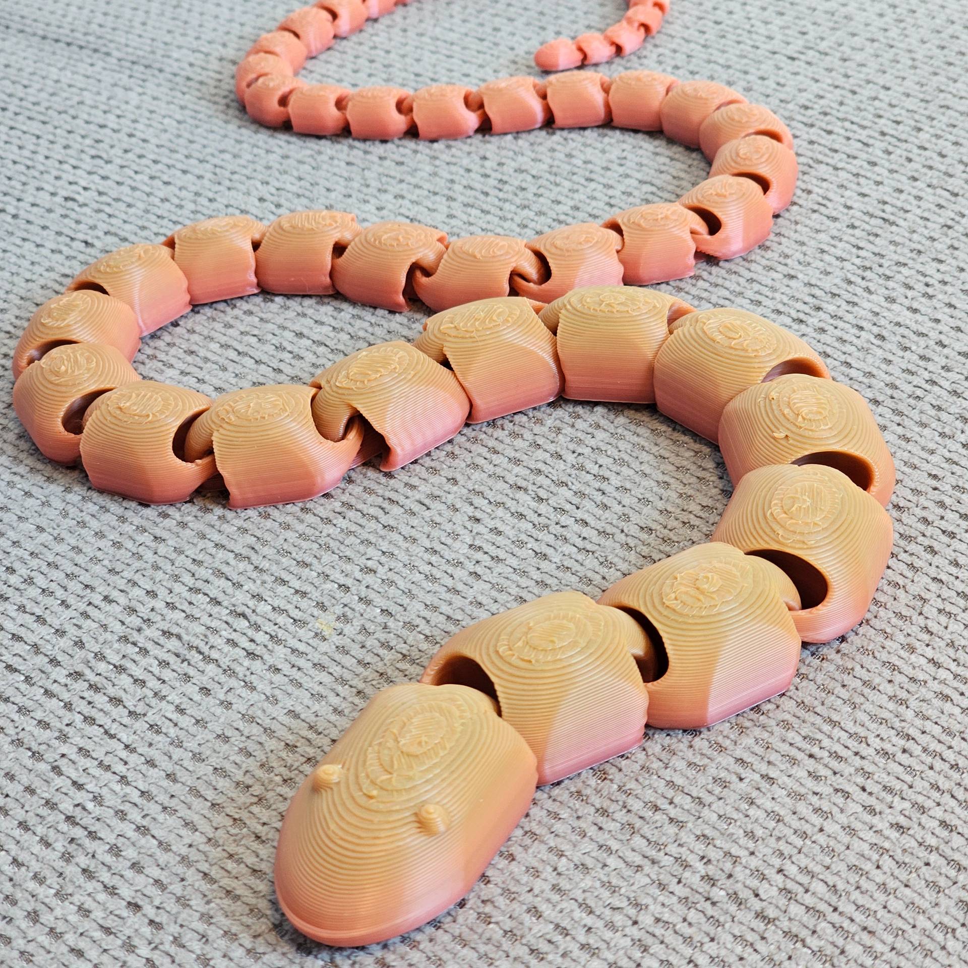 3D Printer Files | 3MF File | Snekkerton – The Lazy Python (FlexiViper ...