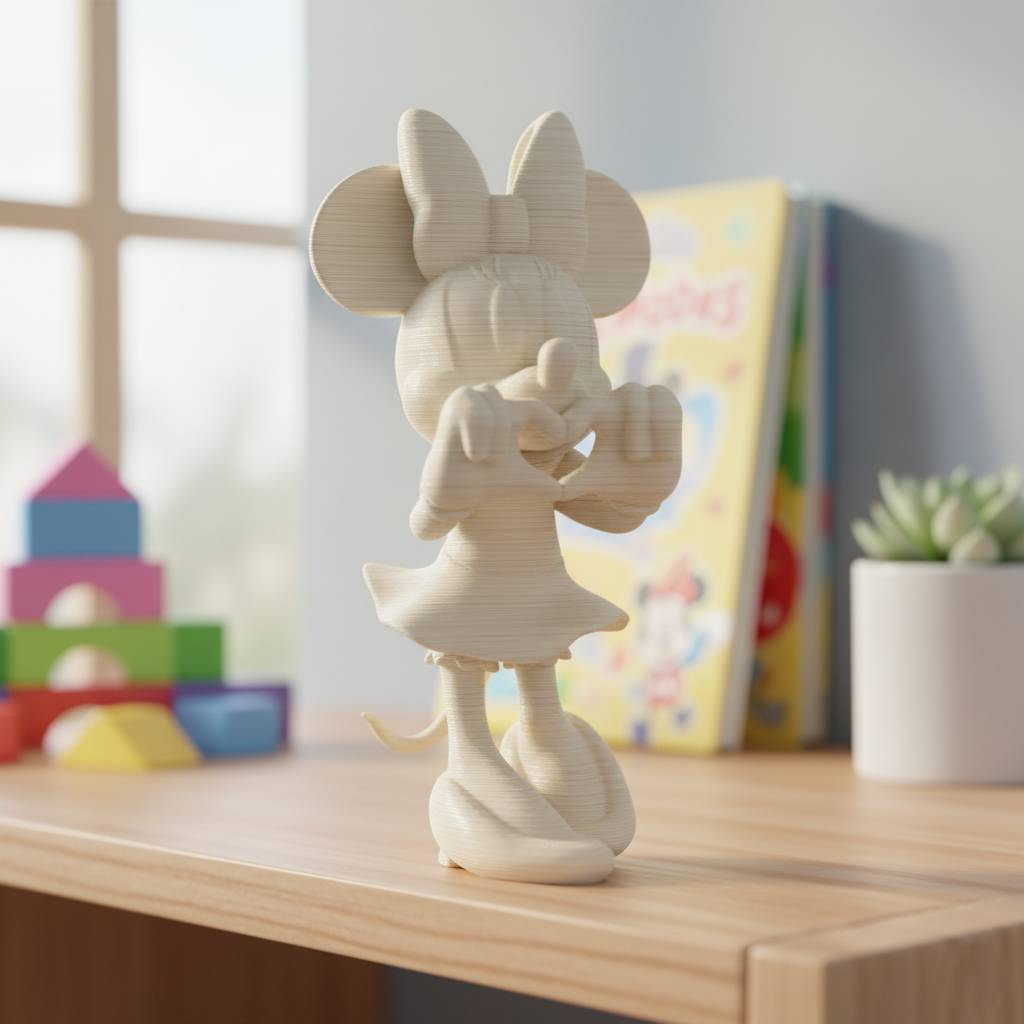 3D Printer Files | 3MF File | Minnie Mouse Love | Creality Cloud
