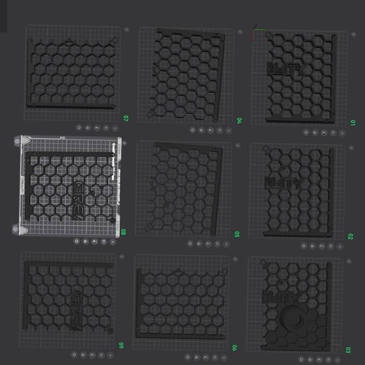 3D Printer Files | 3MF File | CREALITY K1|K1C|K1SE - HONEYCOMB SIDE ...