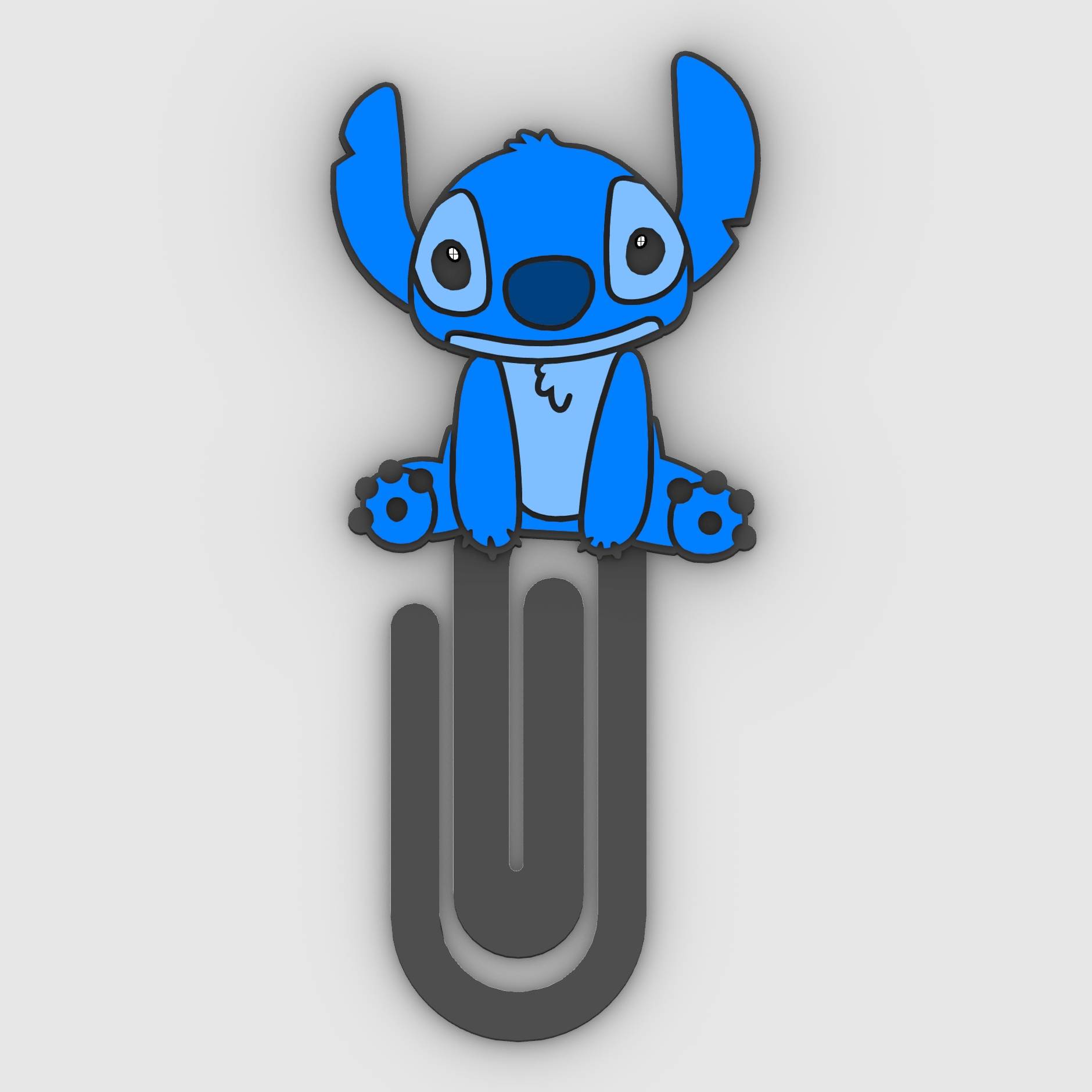 Stationery & Learning Tools STL Download - cute Stitch sitting- Paper ...