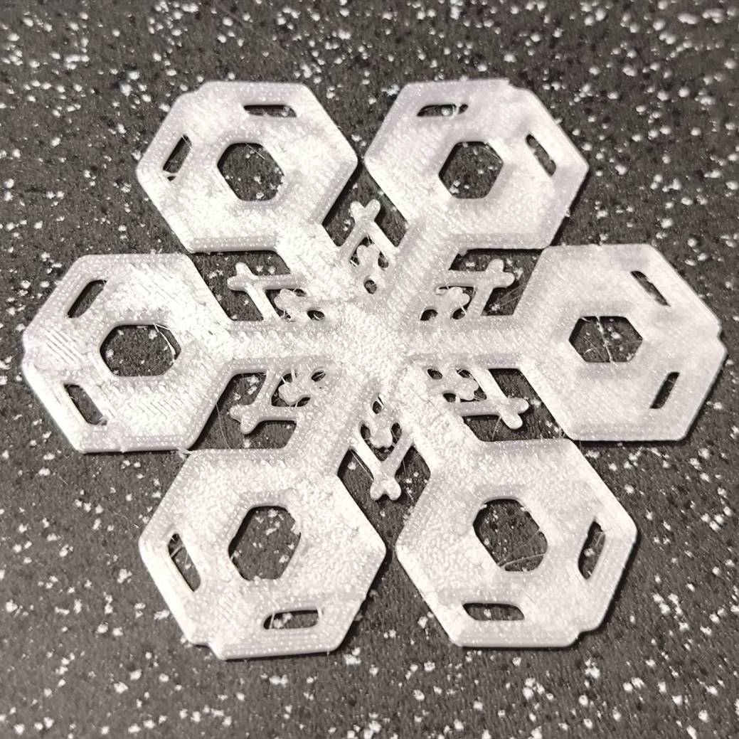 3D Printer Files | 3MF File | Snowflake 2. Wall decoration | Creality Cloud