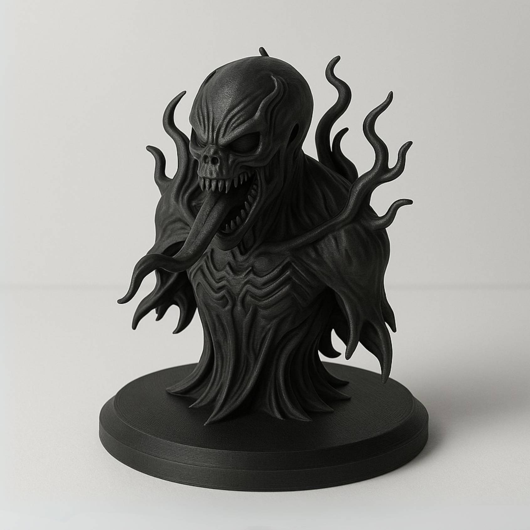 3D Printer Files | 3MF File | VENOM GHOST SCULPTURE ABSTRACT ...