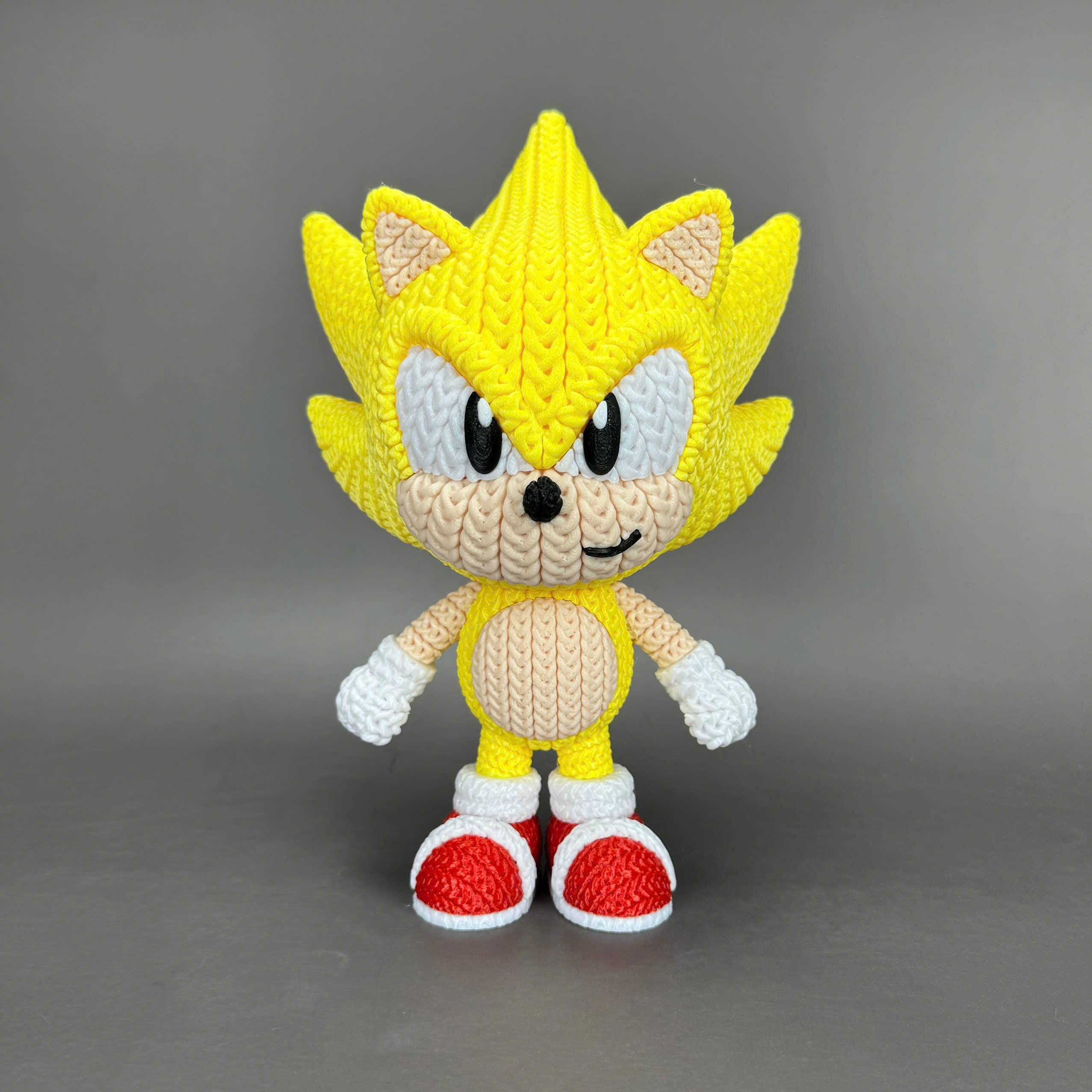 3D Printer Files | 3MF File | Super Sonic - Knitted - Crochet ...