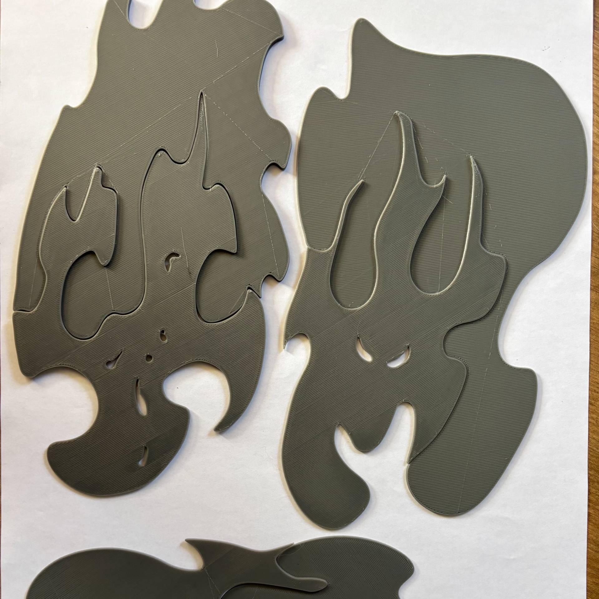 3D Printer Files | 3MF File | Airbrush True Fire Stencils | Creality Cloud