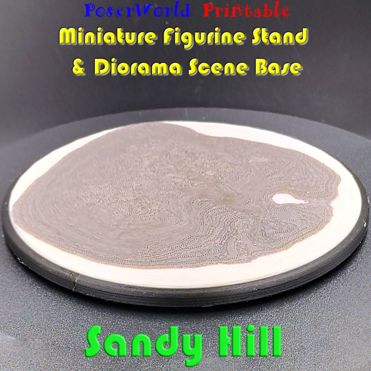 Archivos de impresora 3D | Archivo 3MF | Sandy Hills Figure Stand and ...