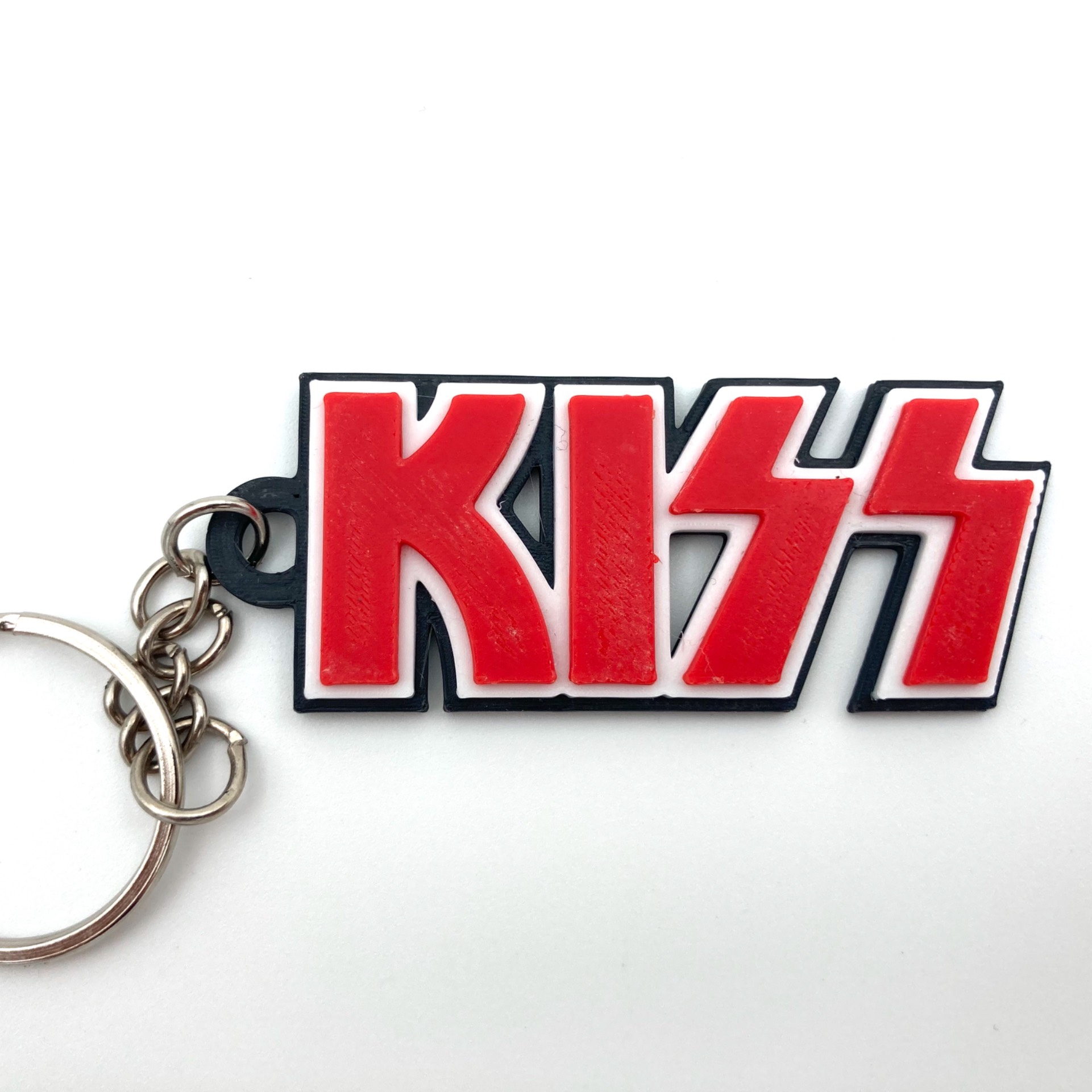 3D Printer Files | 3MF File | Kiss Keychain - Llavero Kiss | Creality Cloud